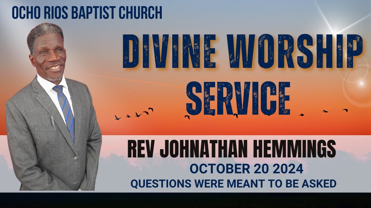 Questions Were Meant To Be Asked - Rev. Johnathan Hemmings- ORBC ...
