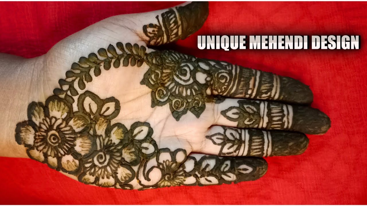 UNIQUE HENNA DESIGN | TRADITIONAL INDIAN MEHNDI DESIGN BY SIMI MEHNDI ...