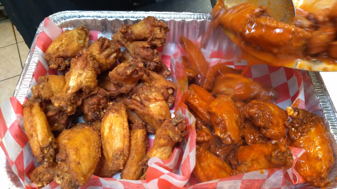 My Dad Cooks 120 Wings For A Party! - YouTube