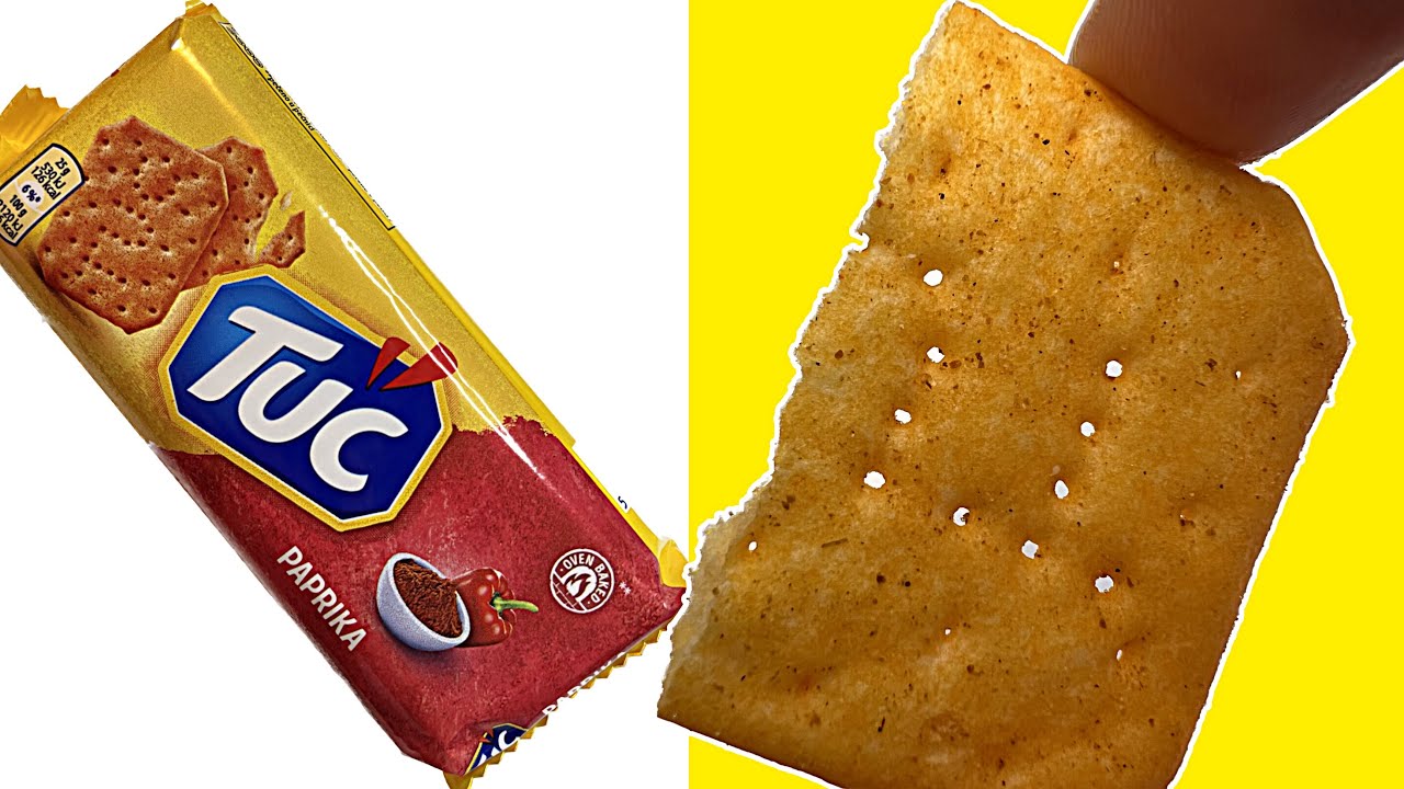 NEW Tuc PAPRIKA / How many Tuc cookies are in one can - YouTube