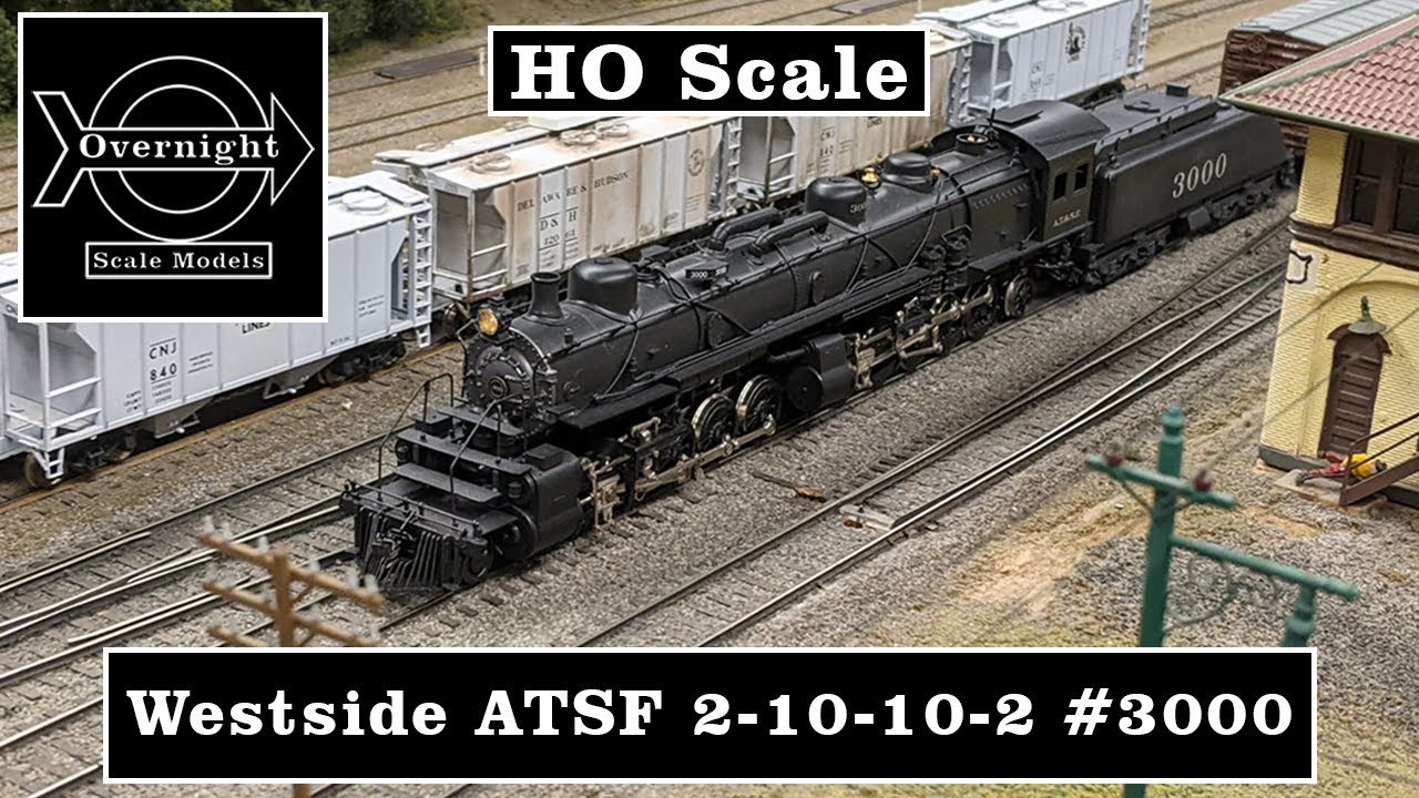 HO Scale Westside Models ATSF Santa Fe 2-10-10-2 #3000 - YouTube