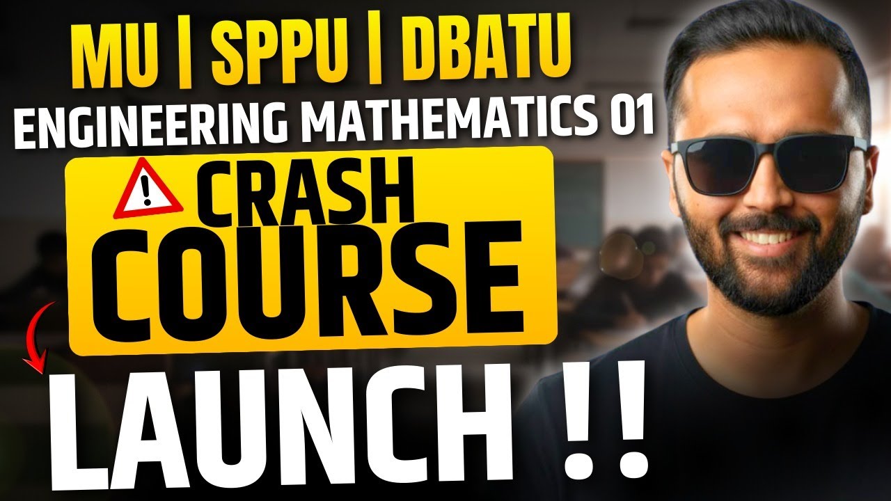 Engineering Maths 1 Crash Course | First Year Engineering | FE Maths ...