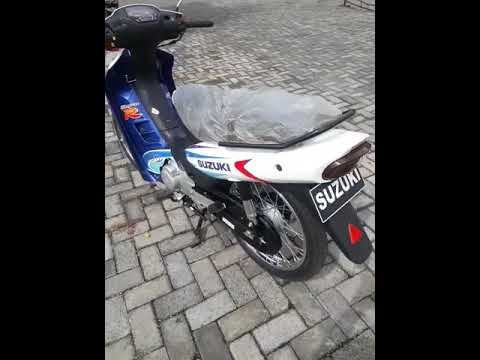 SUZUKI SHOGUN KEBO BIRU PUTIH RESTORASI (SOLD) - YouTube