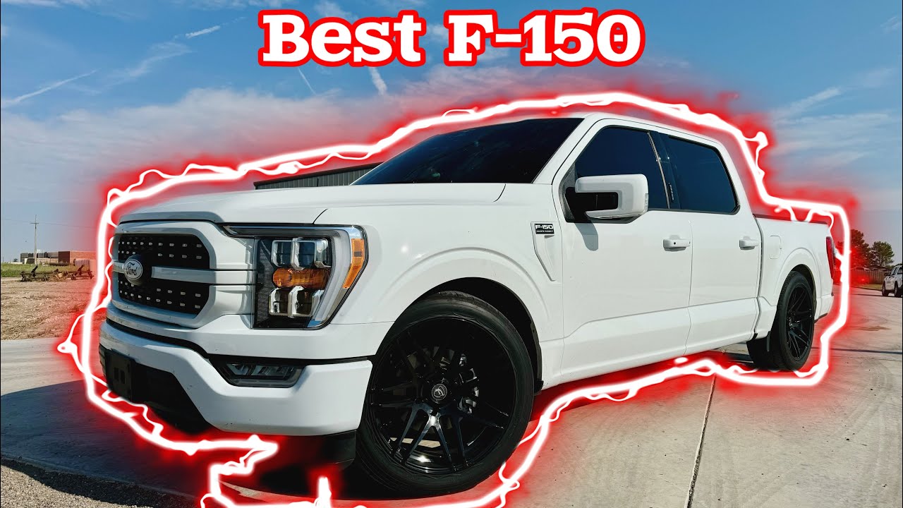 23 Crew Cab F 150 lowered on 22's! My favorite truck - YouTube