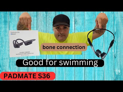 PADMATE S36 BONE CONDUCTION HEADPHONES WATERPROOF - YouTube