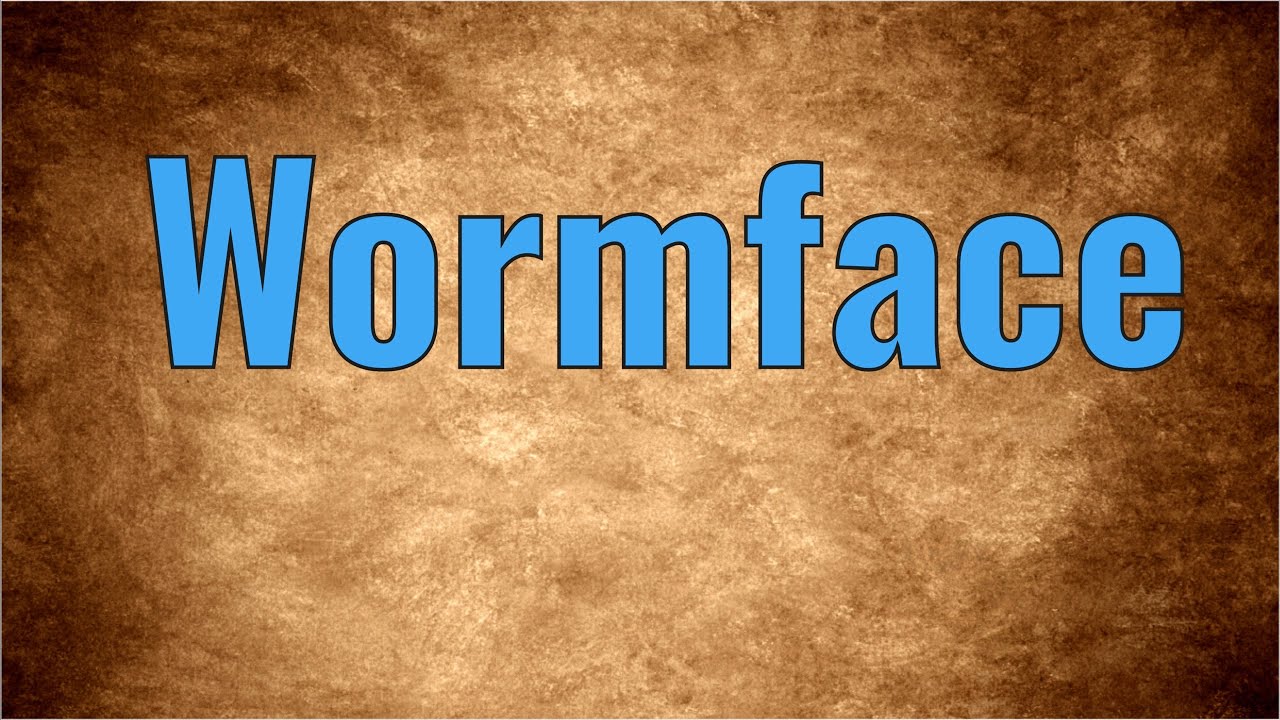 Wormface on Roblox - YouTube