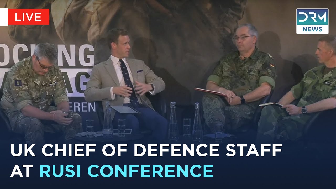 LIVE: UK Defence Chief Sir Tony Radakin Speaks on Global Threats at ...