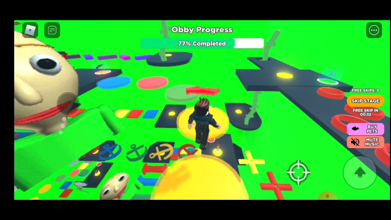 Baldi basic parkour obby - YouTube