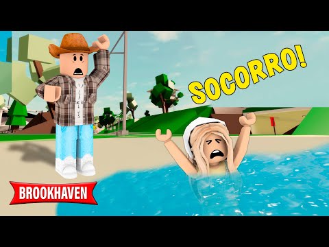 ROSINHA FOI PARAR NO LAGO! FAMÍLIA DO INTERIOR HISTORINHA BROOKHAVEN