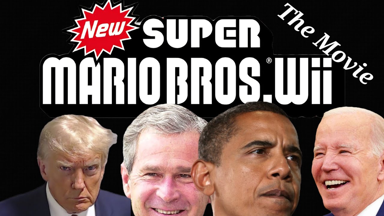 Presidents Play Super Mario Bros. Wii- The Movie - YouTube