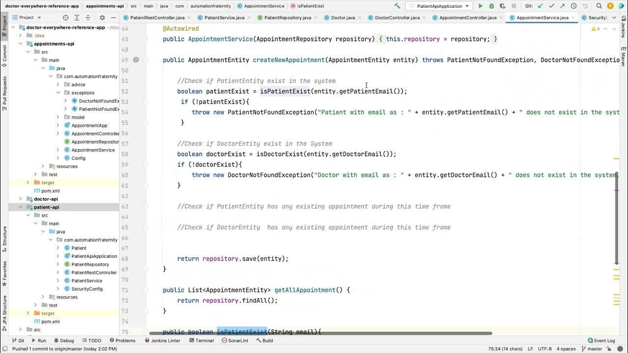 Spring boot Doctor back end app-Rest Template, Controller Advice, Exception Handling-26-Feb-2023 ...