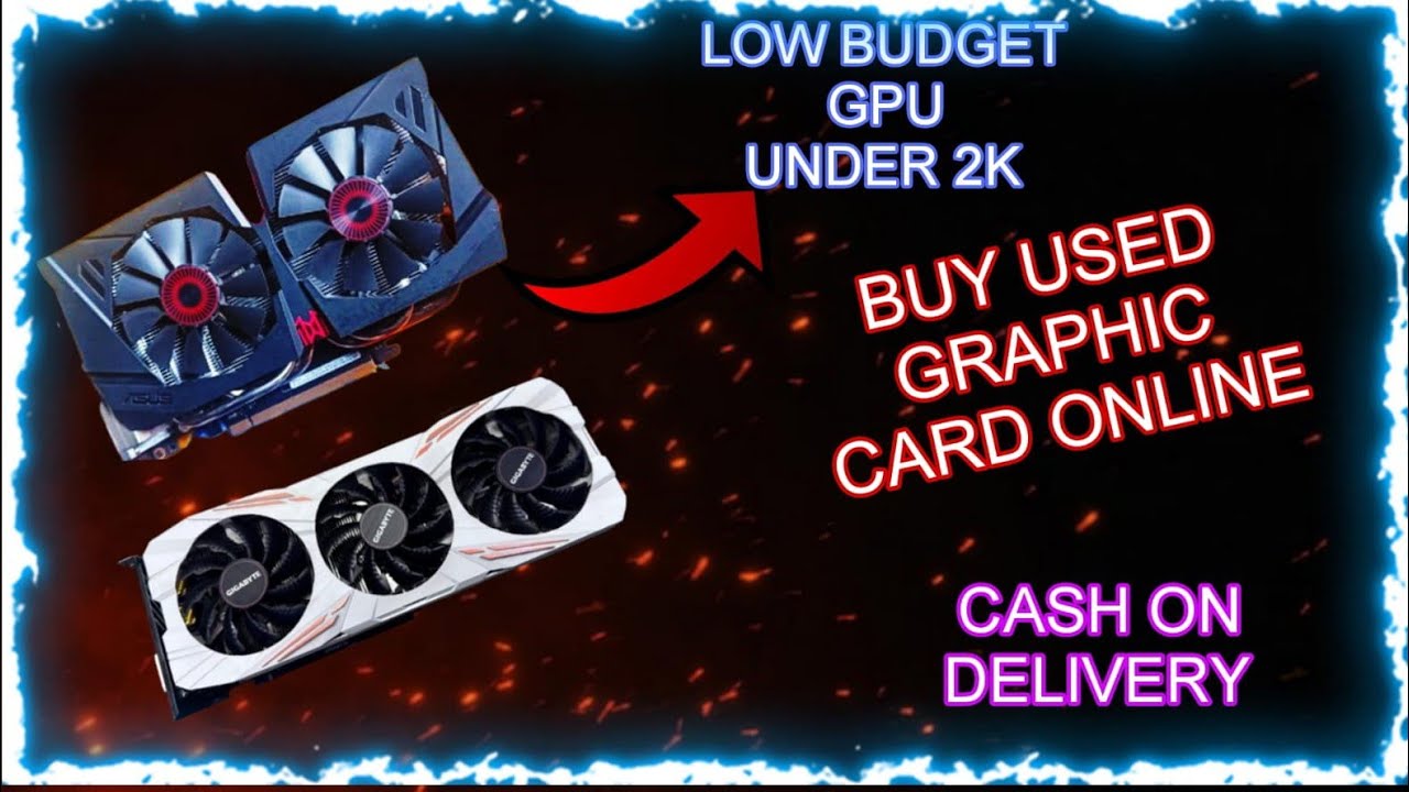 Second hand graphics card kahan se kharida 2025 mein/ low price best ...