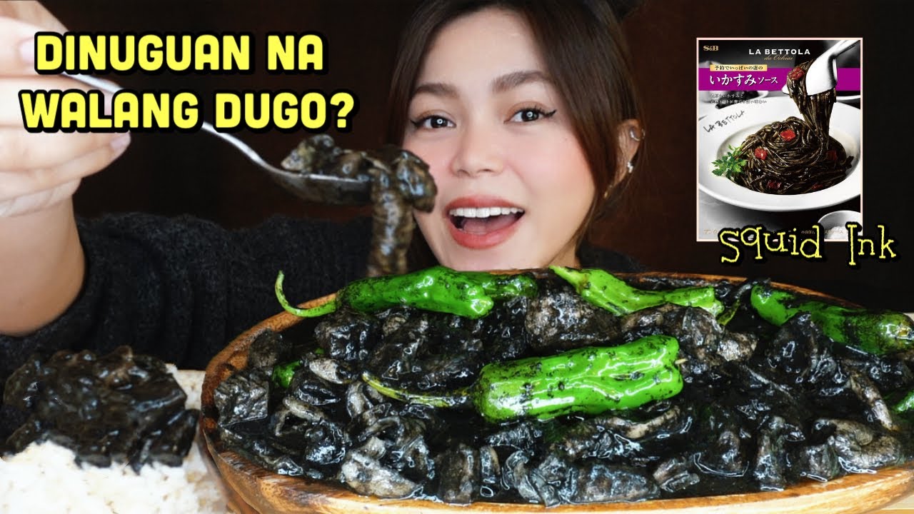 DINUGUAN MUKBANG | Squid Ink Dinuguan - YouTube