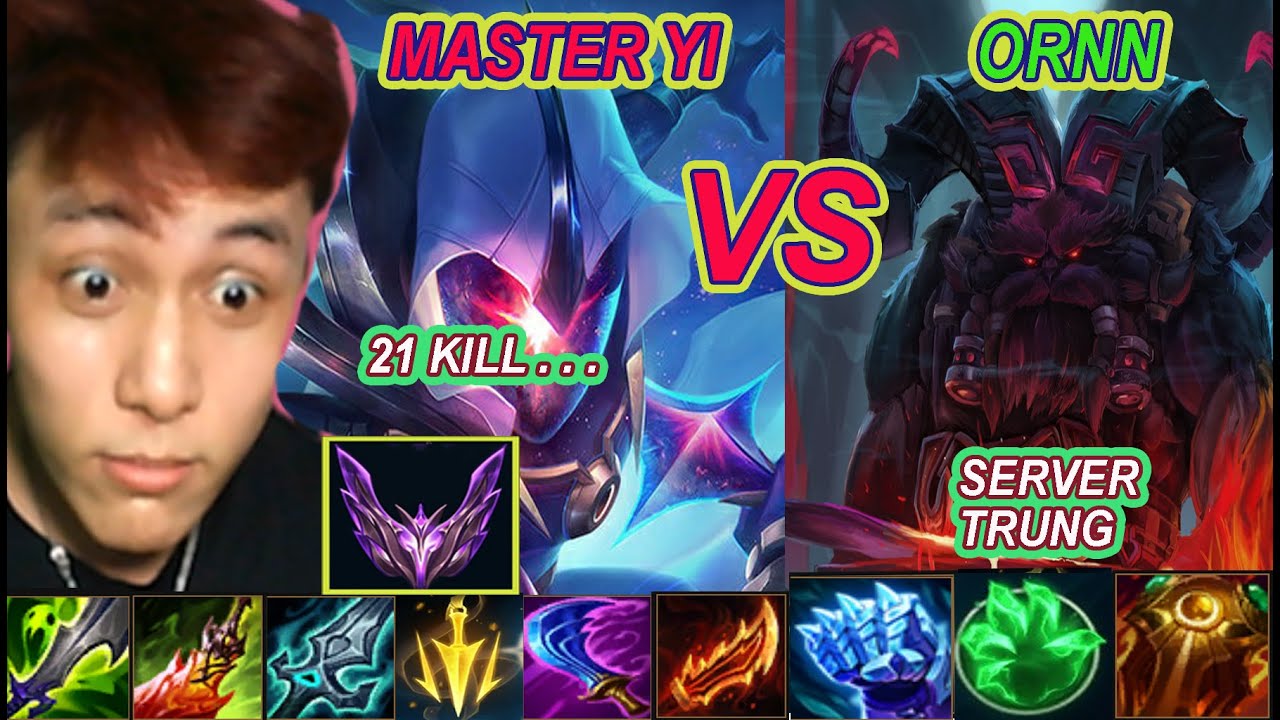 YI CAO THỦ TRẢM ORNN TRUNG HOA LỐI ĐÁNH RẤT KHÓ CHỊU VÀ CÁI KẾT - GAME 2 YI VS AATROX - YouTube
