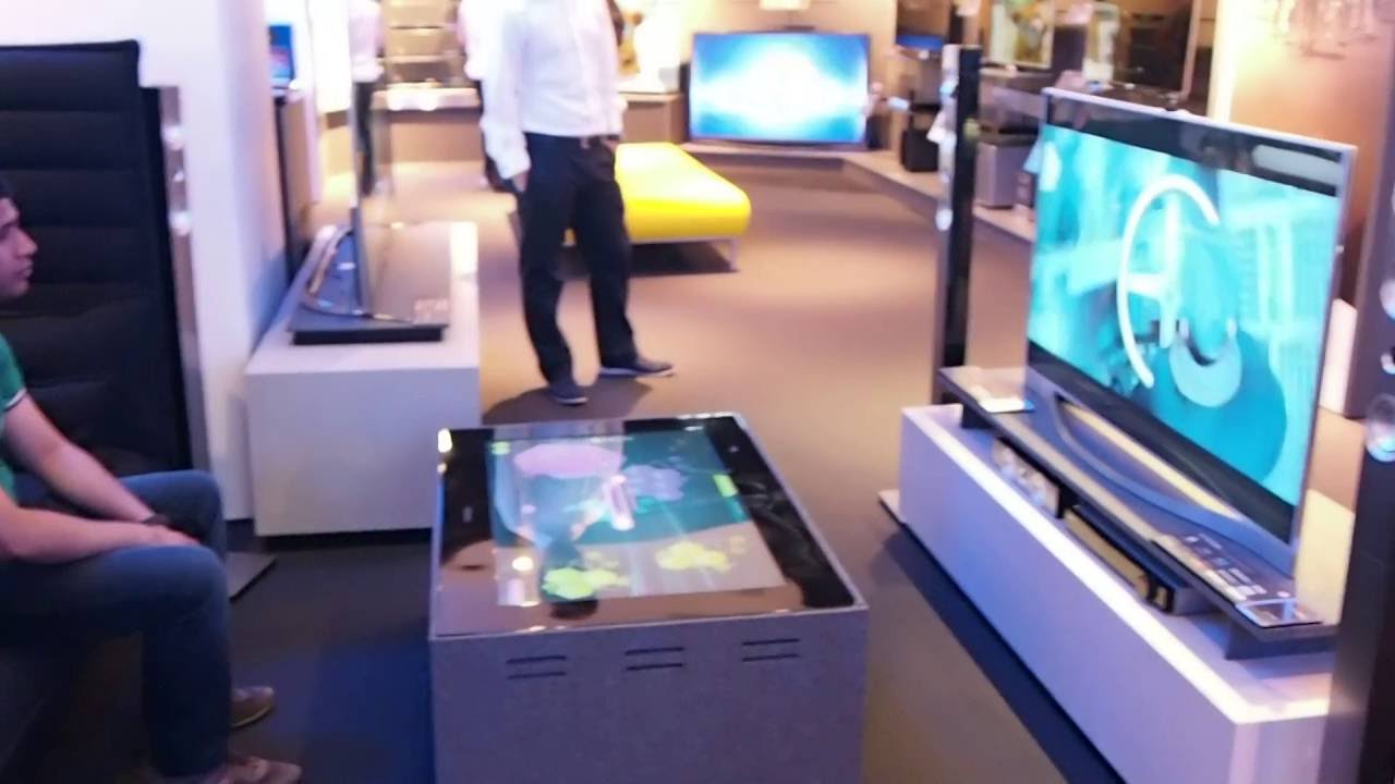 Ideal distance to watch Television (Samsung Booth Demonstration) - YouTube