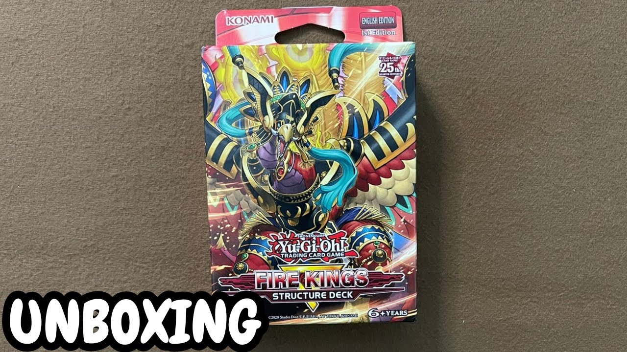 UNBOXING DEL STRUCTURE DECK FIRE KING (ES HERMOSO) - YouTube
