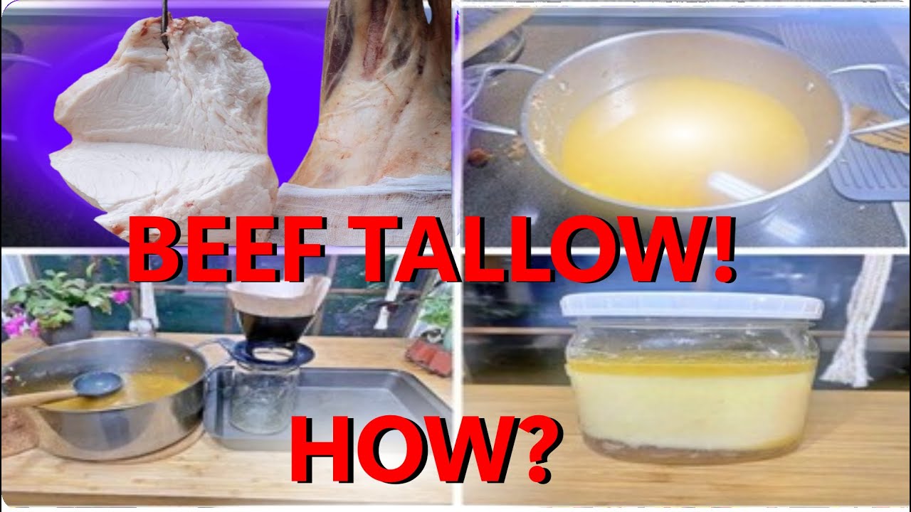 DIY Beef Tallow Oil: A Step-by-Step Guide to Healthy Cooking Fat! - YouTube