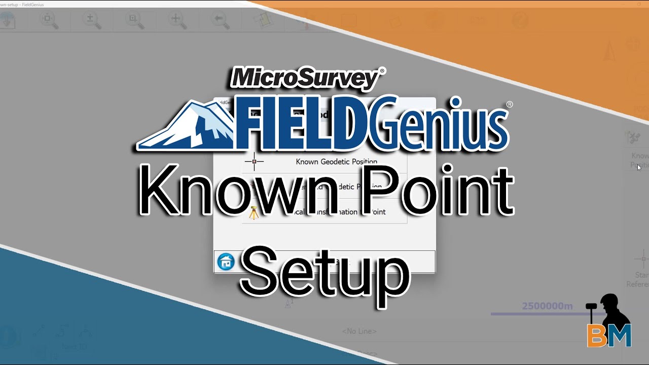 MicroSurvey FieldGenius How To: Known Point Base Setup (Updated ...