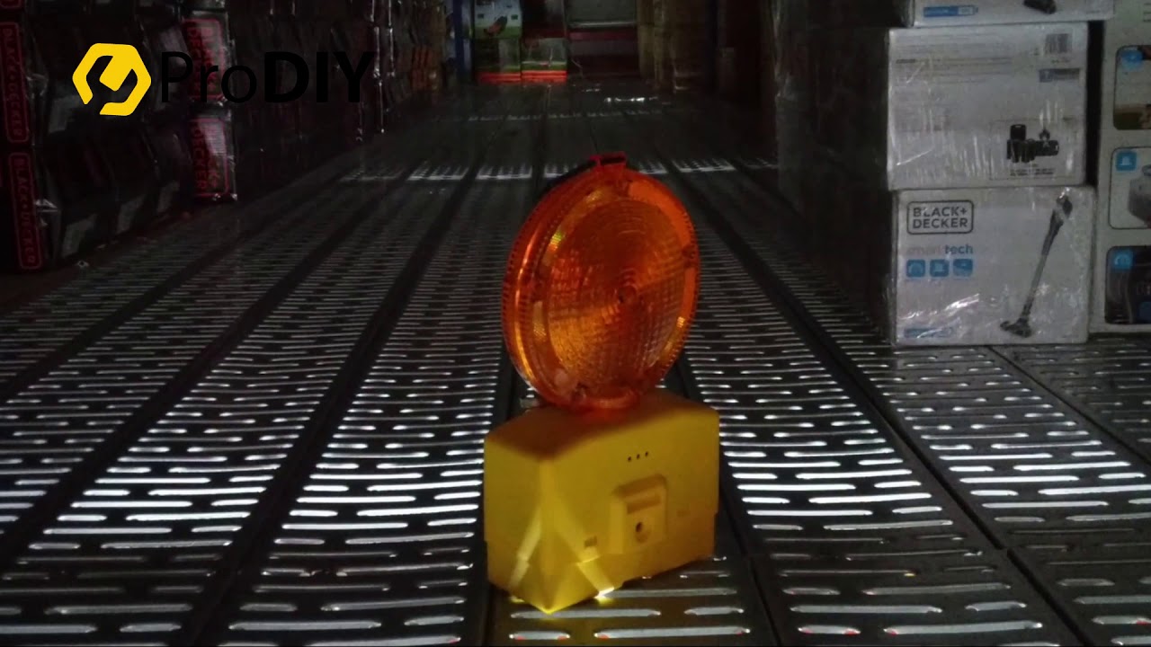 ProDIY | Flashing Light - Yellow Industrial Road Safety Warning Light ...