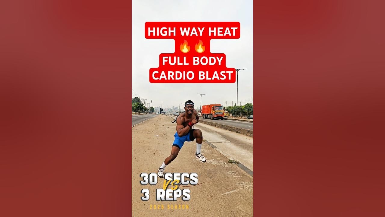Highway Heat: Full-Body Cardio Blast!" #fitness #hybridworkout #cardioworkout - YouTube