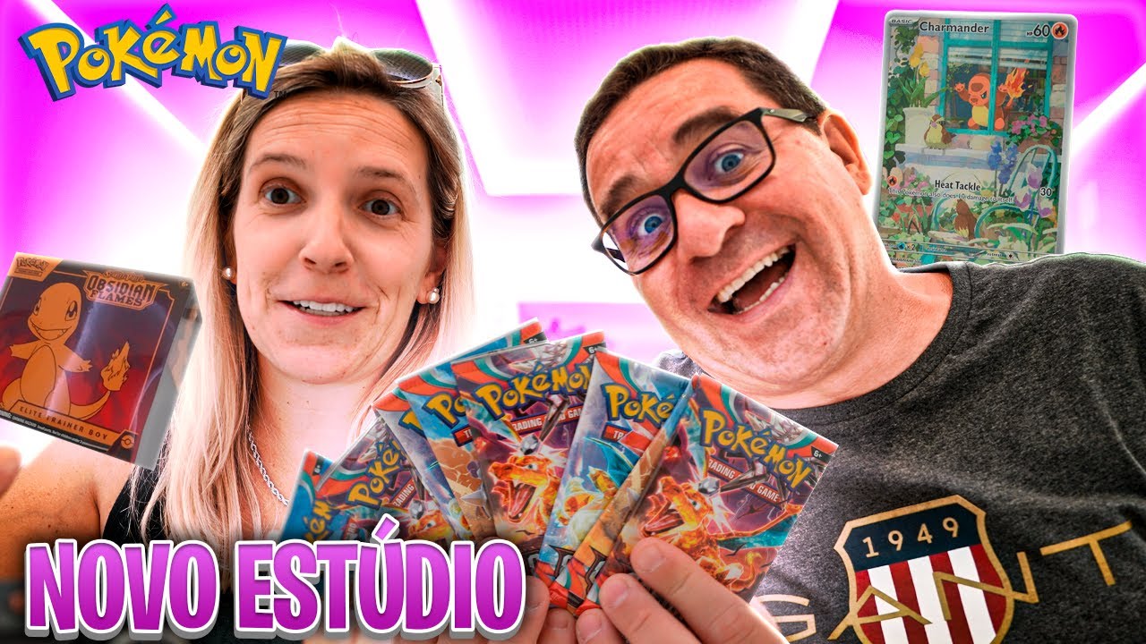 PRIMEIRO VÍDEO NO NOVO ESTUDIO | POKEMON OBSIDIAN FLAMES - YouTube