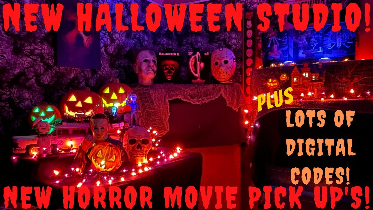 MY NEW HALLOWEEN STUDIO! | New Horror Movie Pick Up's | Lots Of Horror ...