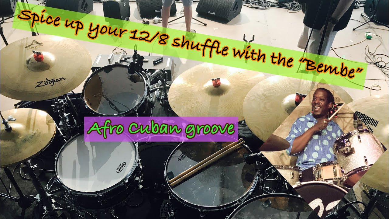 How To Play The Afro Cuban Bembe Drum Groove - YouTube