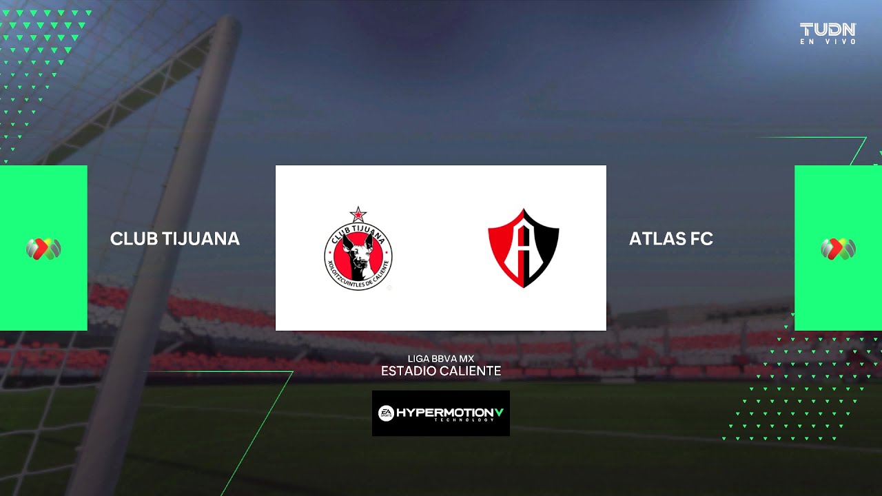 TIJUANA VS ATLAS JORNADA 11 LIGA BBVA MX SIMULACIÓN CRMOD EAFC 25 - YouTube