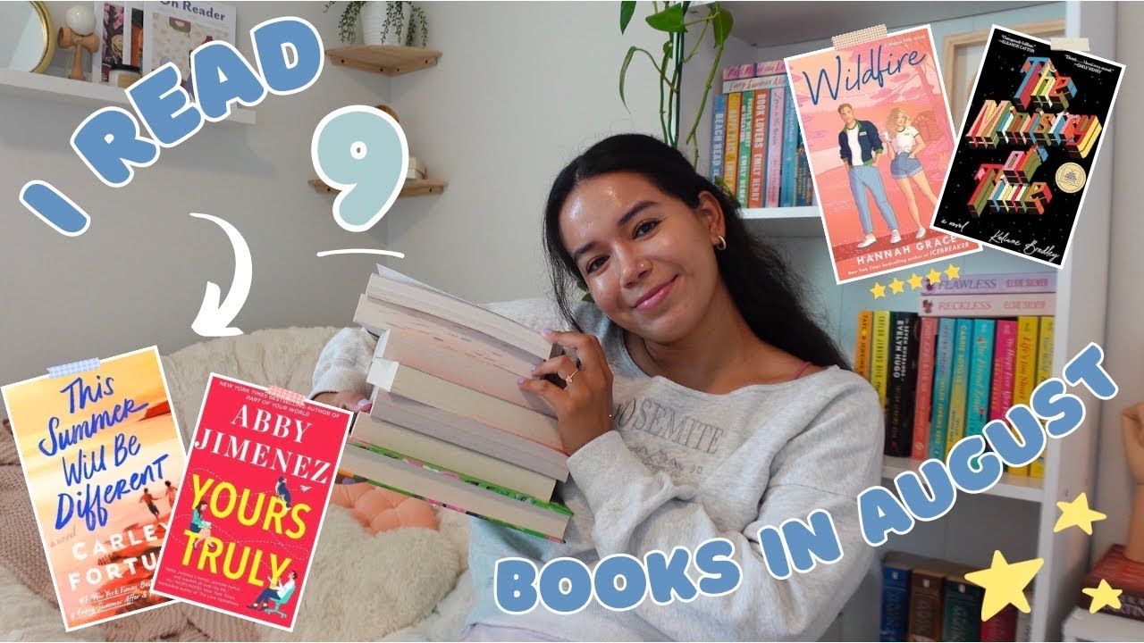 august reading wrap up | august recap 📚 - YouTube
