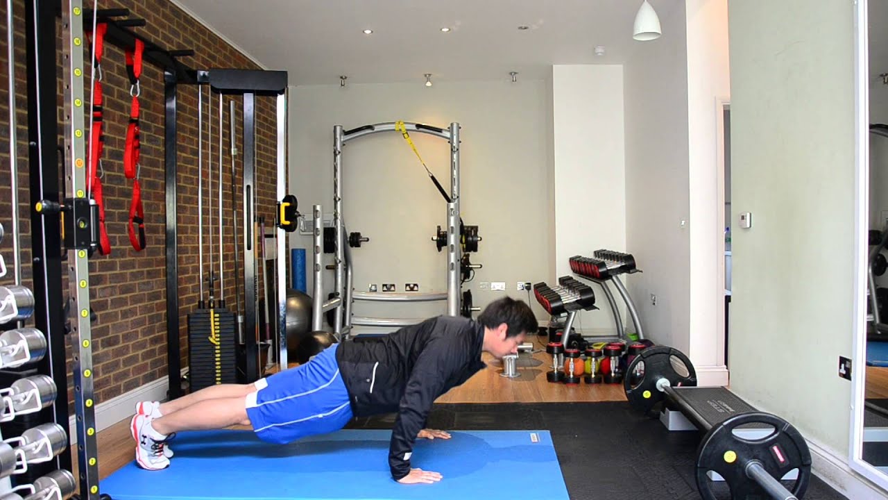 Push Up (hands by waist) - YouTube