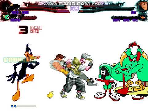 MUGEN Request: Duck King & Marvin Vs Guy & Daffy Duck
