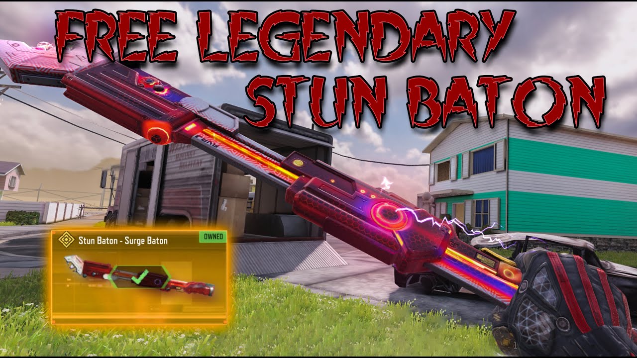 Free Legendary Stun Baton - Surge Baton UNLOCKED | COD MOBILE - YouTube