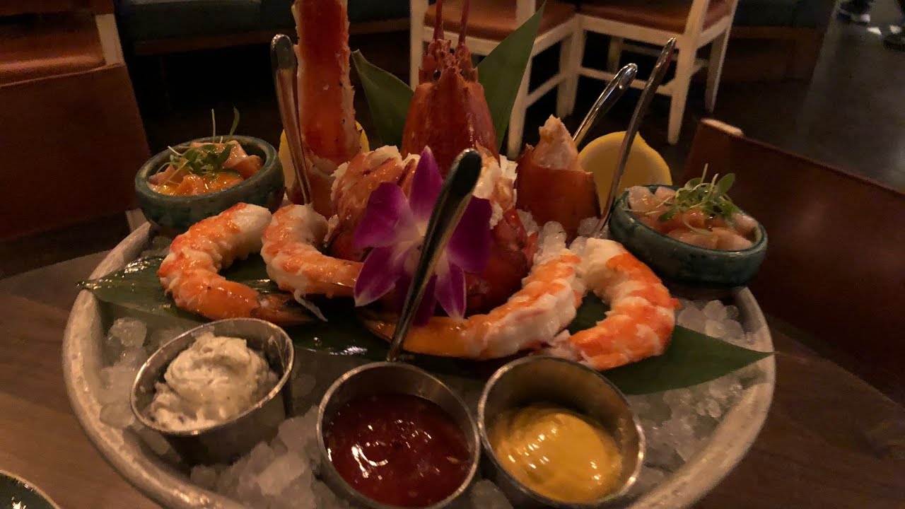 Catch at Aria Las Vegas A5 Wagyu and Seafood Tower June 16, 2021 - YouTube