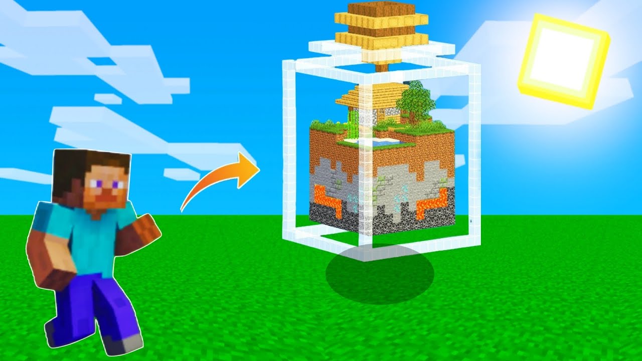 Minecraft But My World Is In A JAR! - YouTube