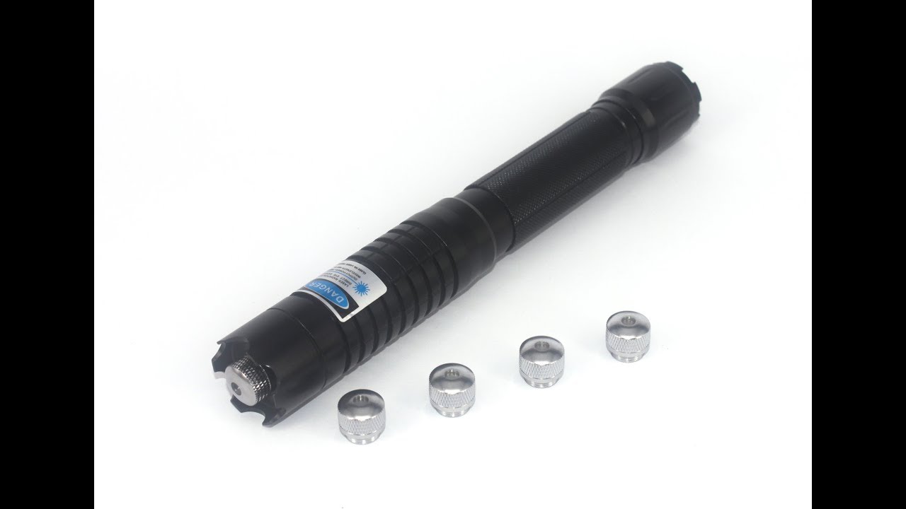 【B860】1000mW 450nm Blue Laser Pointer Pen with 5 Changeable Pattern ...