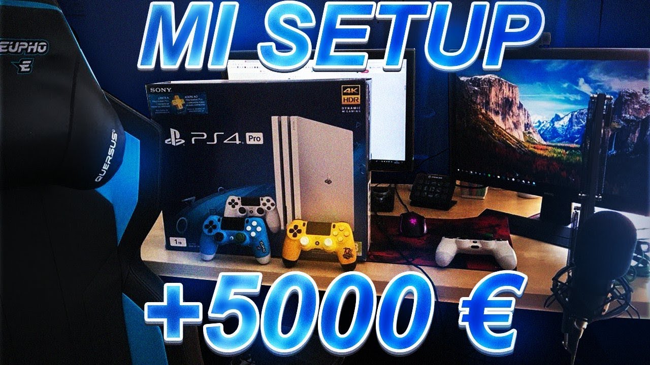SETUP GAMING - PlayStation 4 Pro y PC - YouTube