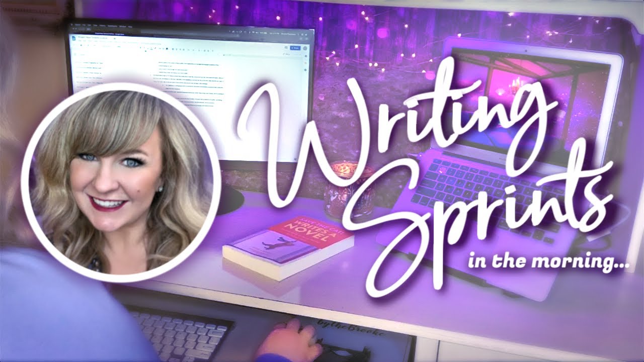 Morning Writing Sprints | WRITE BOOKS WITH BROOKE - YouTube