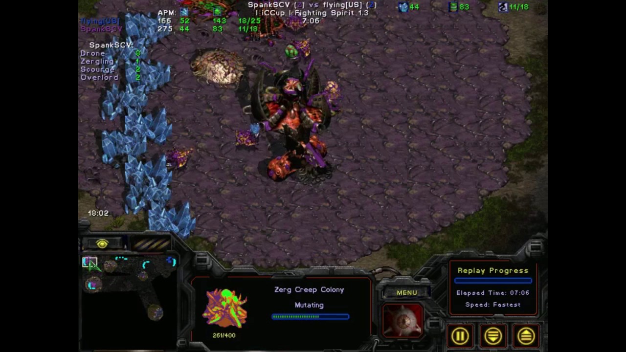 CrispyDrone tutorial: Zerg vs Zerg (12 pool vs 9 pool/overpool) - YouTube