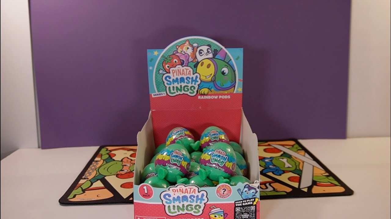 Pinata Smashlings Rainbow Pods Series 1 Unboxing - YouTube