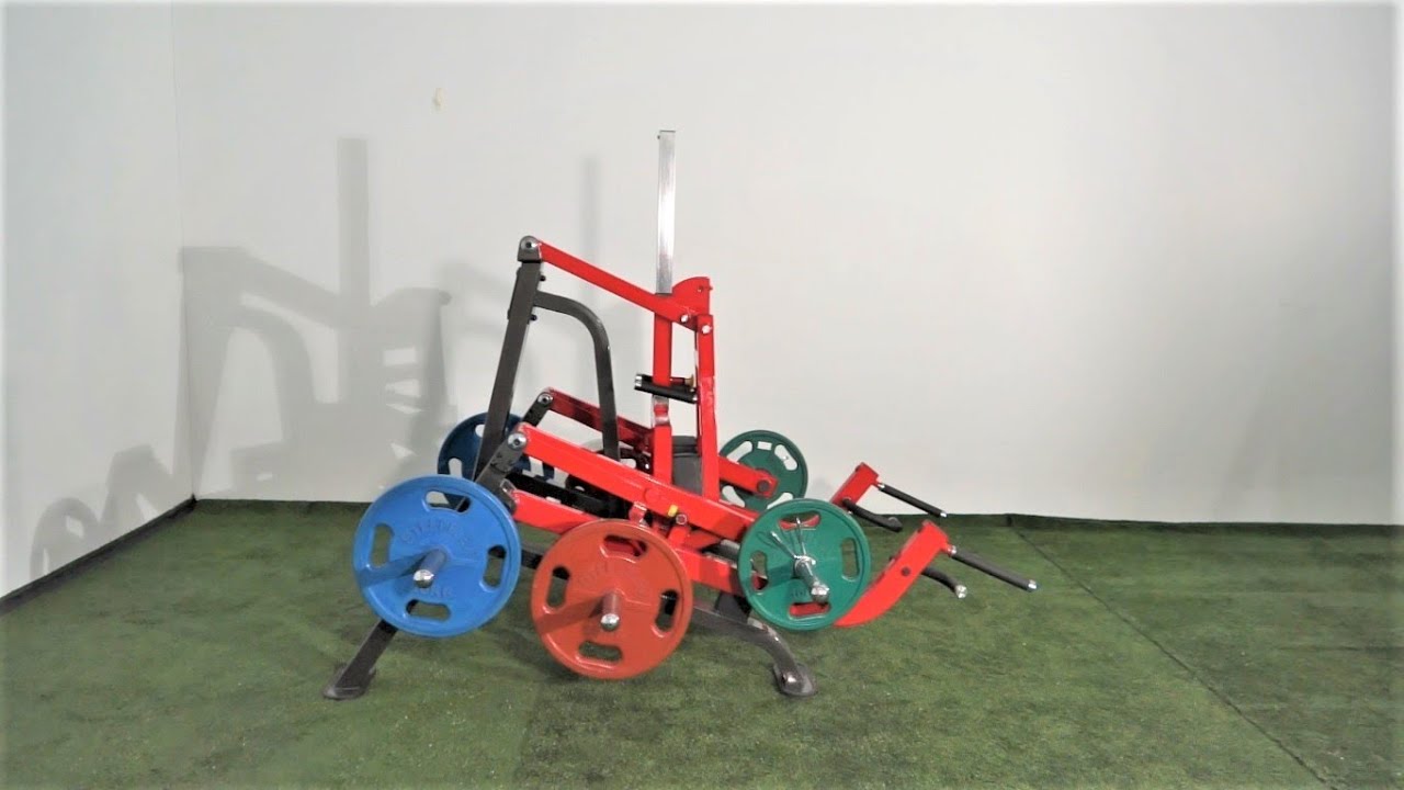 Steelflex Squat and Deadlift Machine PL2300 - YouTube