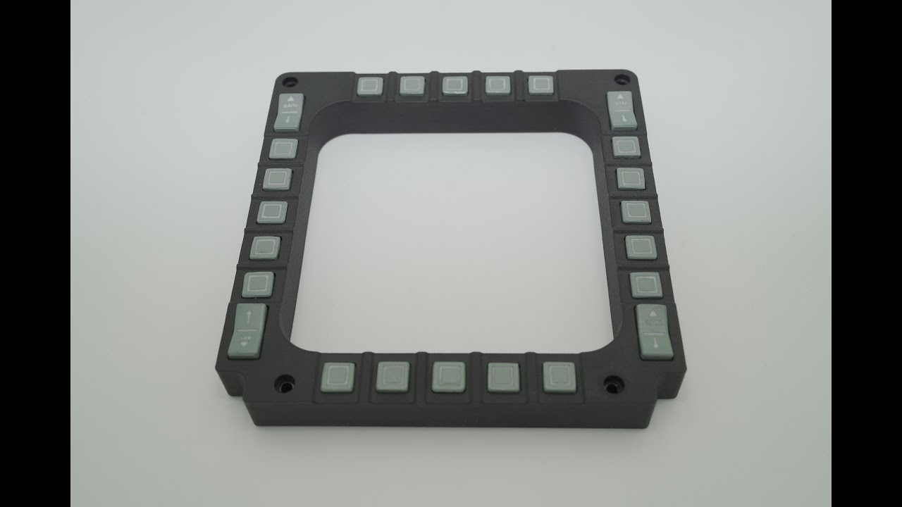 CUBESIM MFD BEZEL WITH V2 SCREEN - YouTube