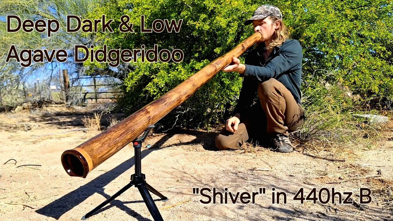 Deep Dark & Low - drilling the depths of sound with truly professional Didgeridoo: "Shiver" in B ...