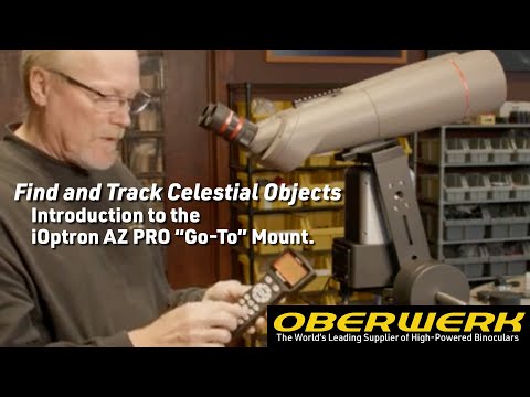 Using the iOptron AZ Pro Alt/Az \