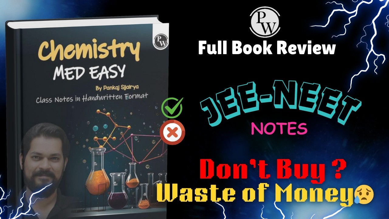 PW Short Notes Book Review 🔥| JEE-NEET | Chemistry Med Easy - YouTube
