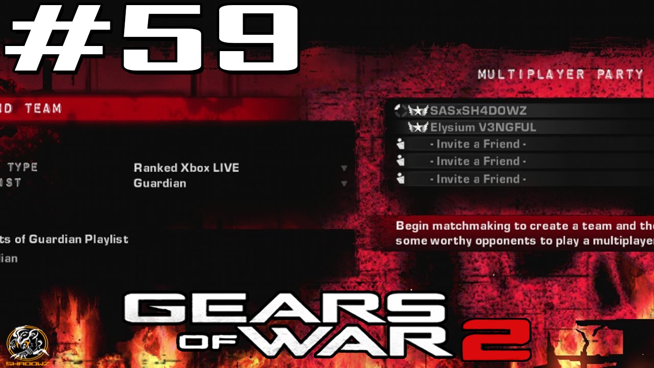 "Rank 100 Achieved!" - Gears of War 2 Road to Rank 100 LIVE w/ Shadowz ...