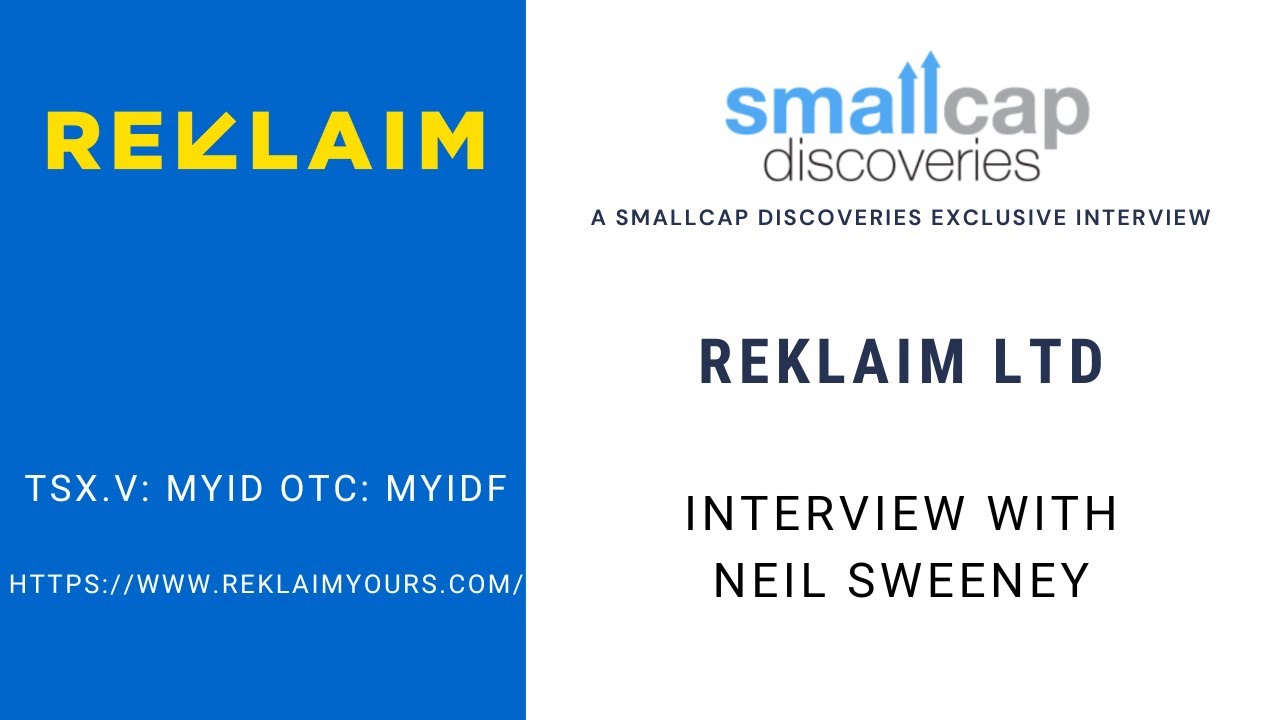 Reklaim (TSX.V: MYID) Interview with CEO Neil Sweeney - YouTube