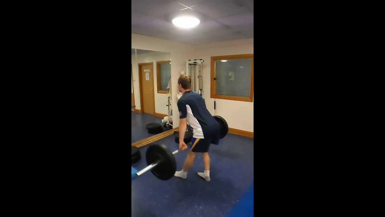 Split stance RDL side view - YouTube