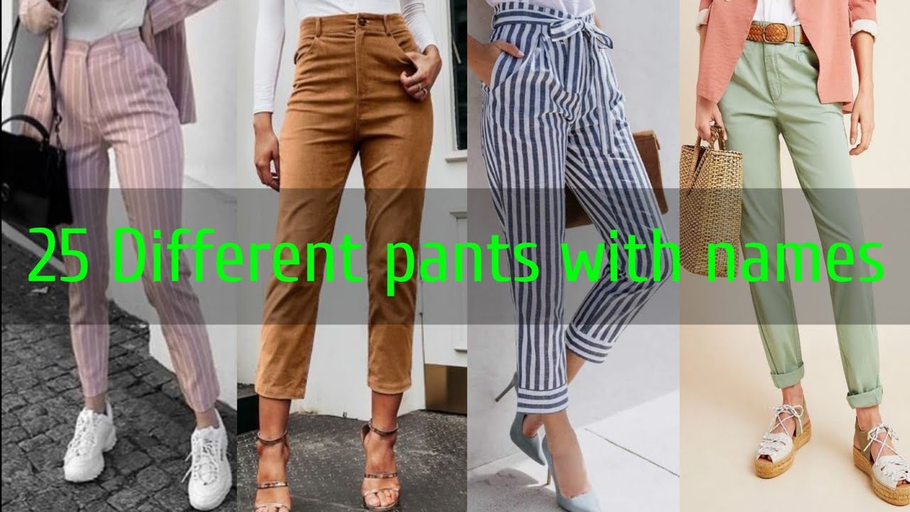 Different Types Of Pants With their Names 2023 | Latest pants for Girls ...