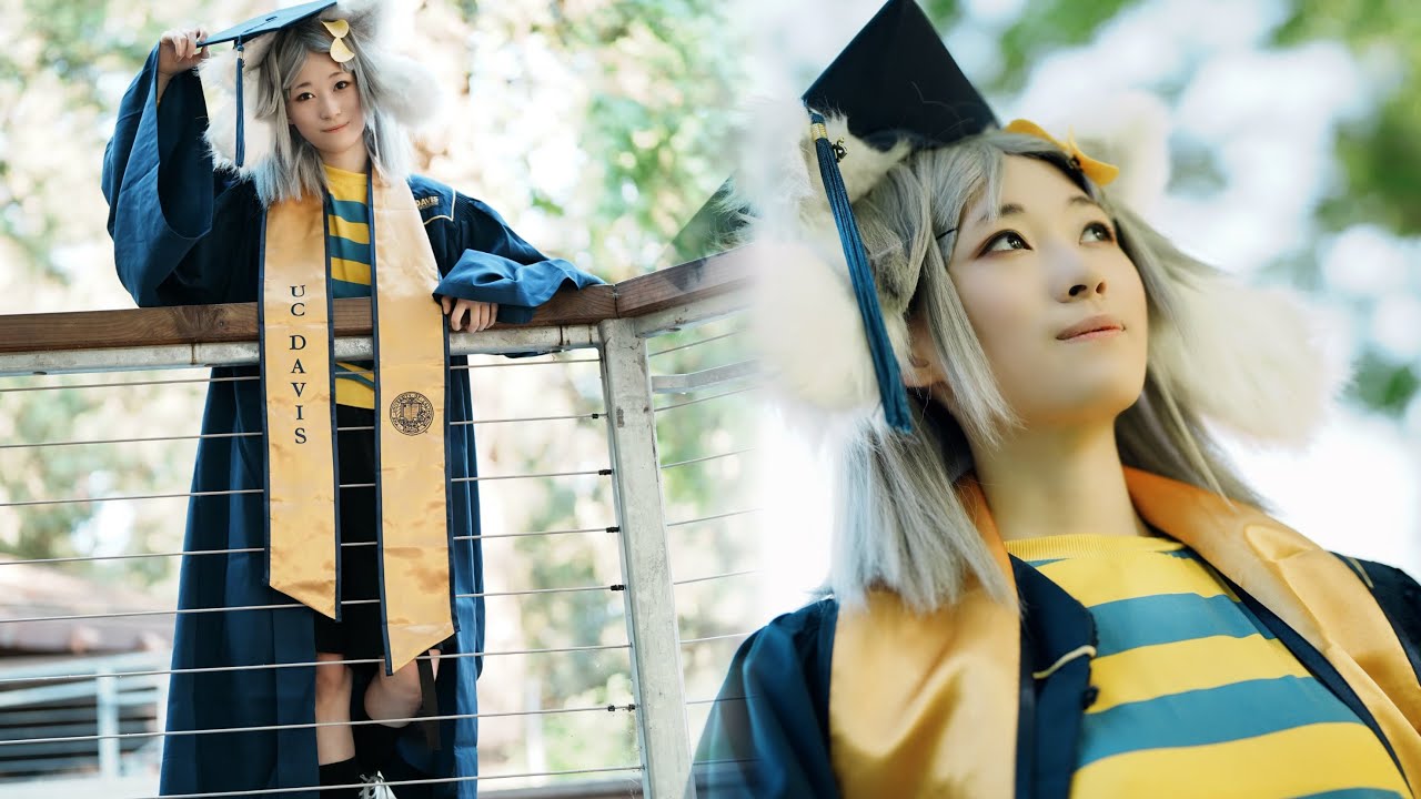Temmie cosplay★ Tem graduated from colleg！！！！！ - YouTube