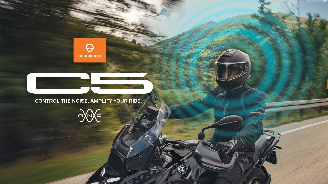 SCHUBERTH C5 ANC: Control the noise, Amplify your ride. - YouTube